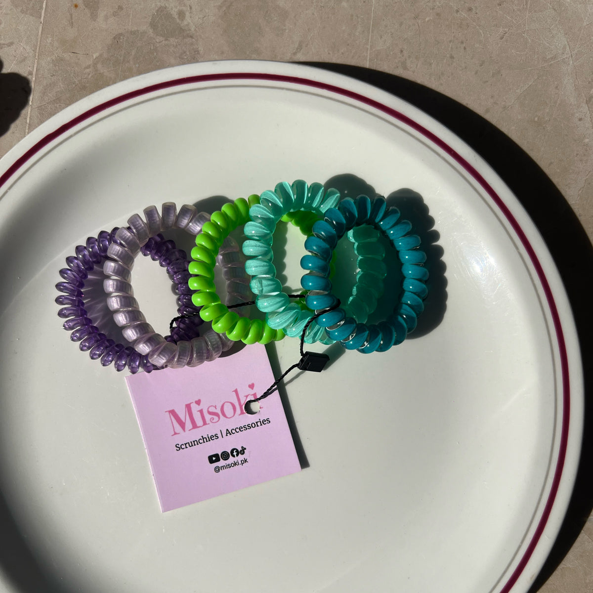 Pack of 5 spirals - sea – Misoki