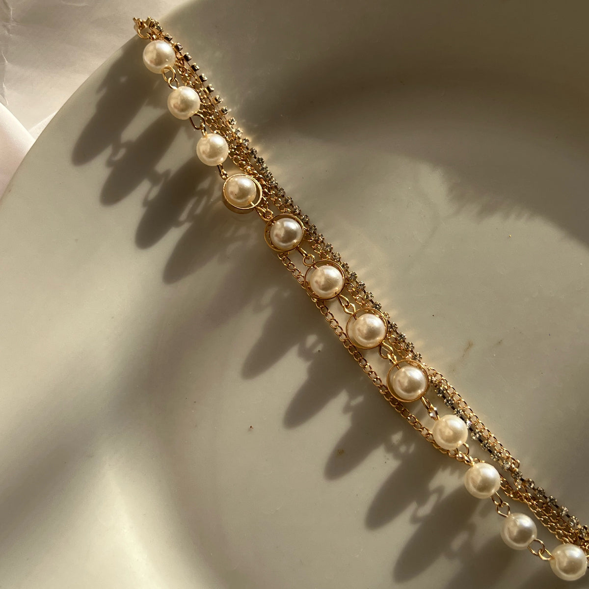 Pearly gold bracelet – Misoki