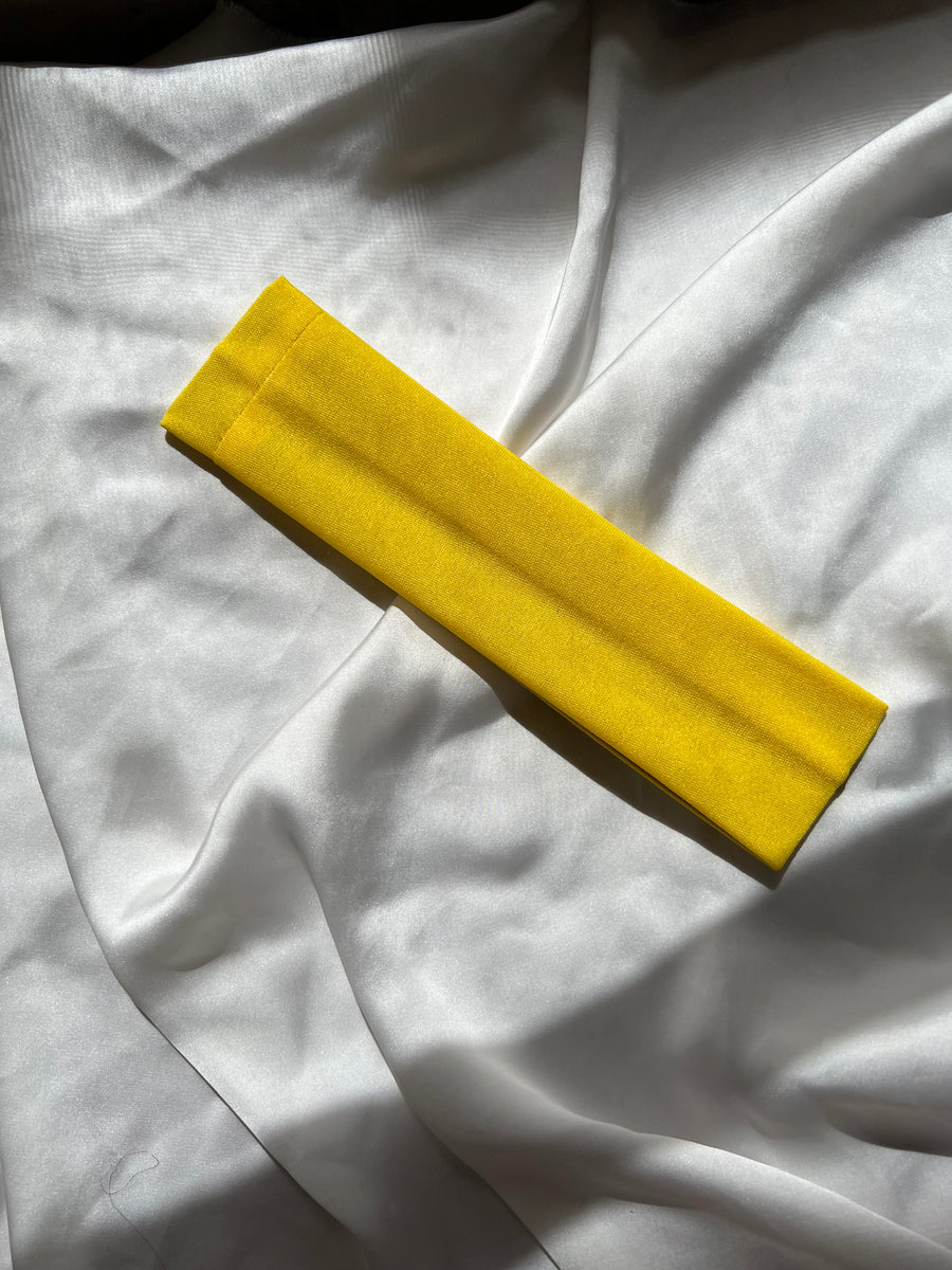 Yellow vintage headband – Misoki