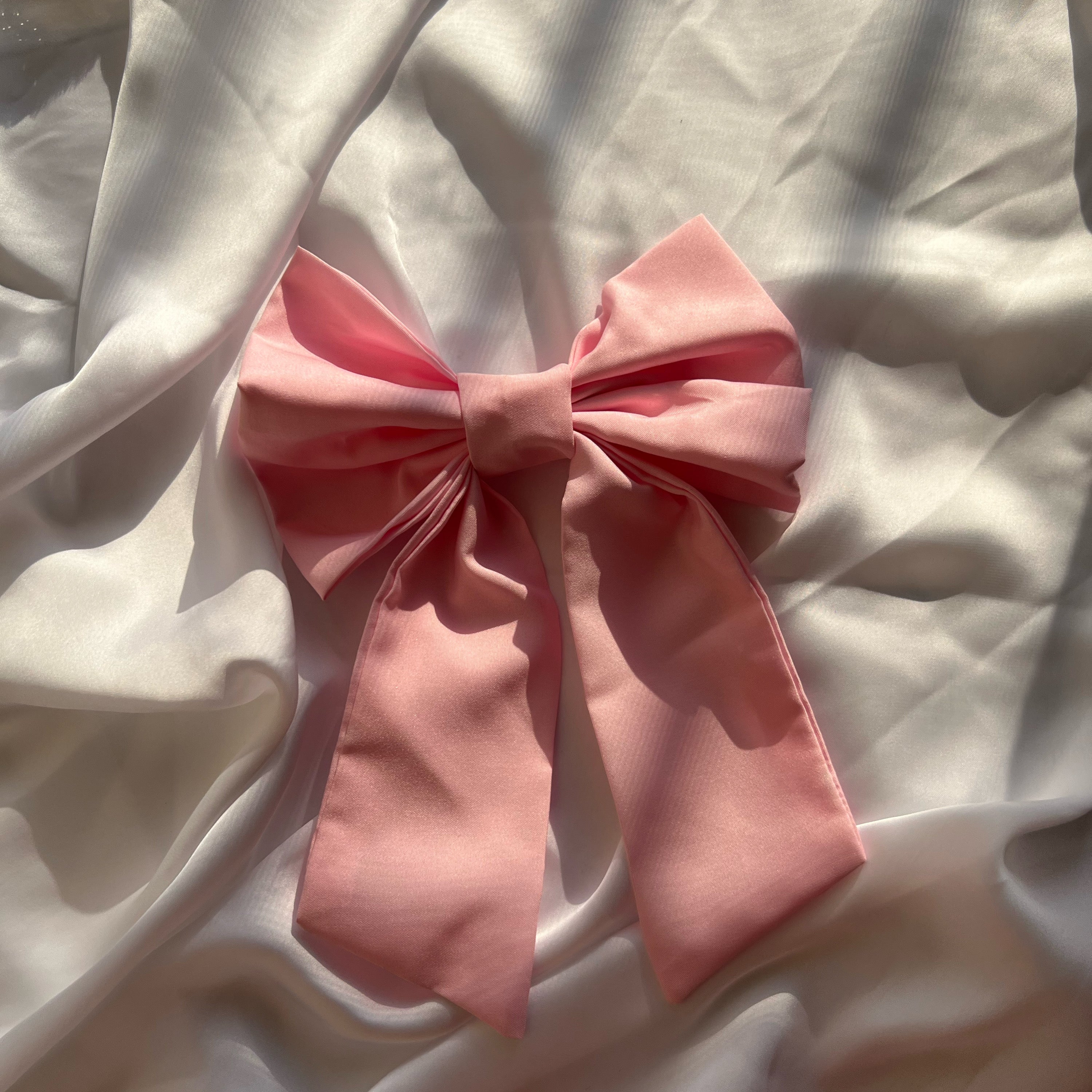 Baby pink bow clip – Misoki