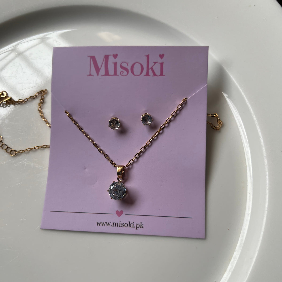 Diamond pendant set – Misoki
