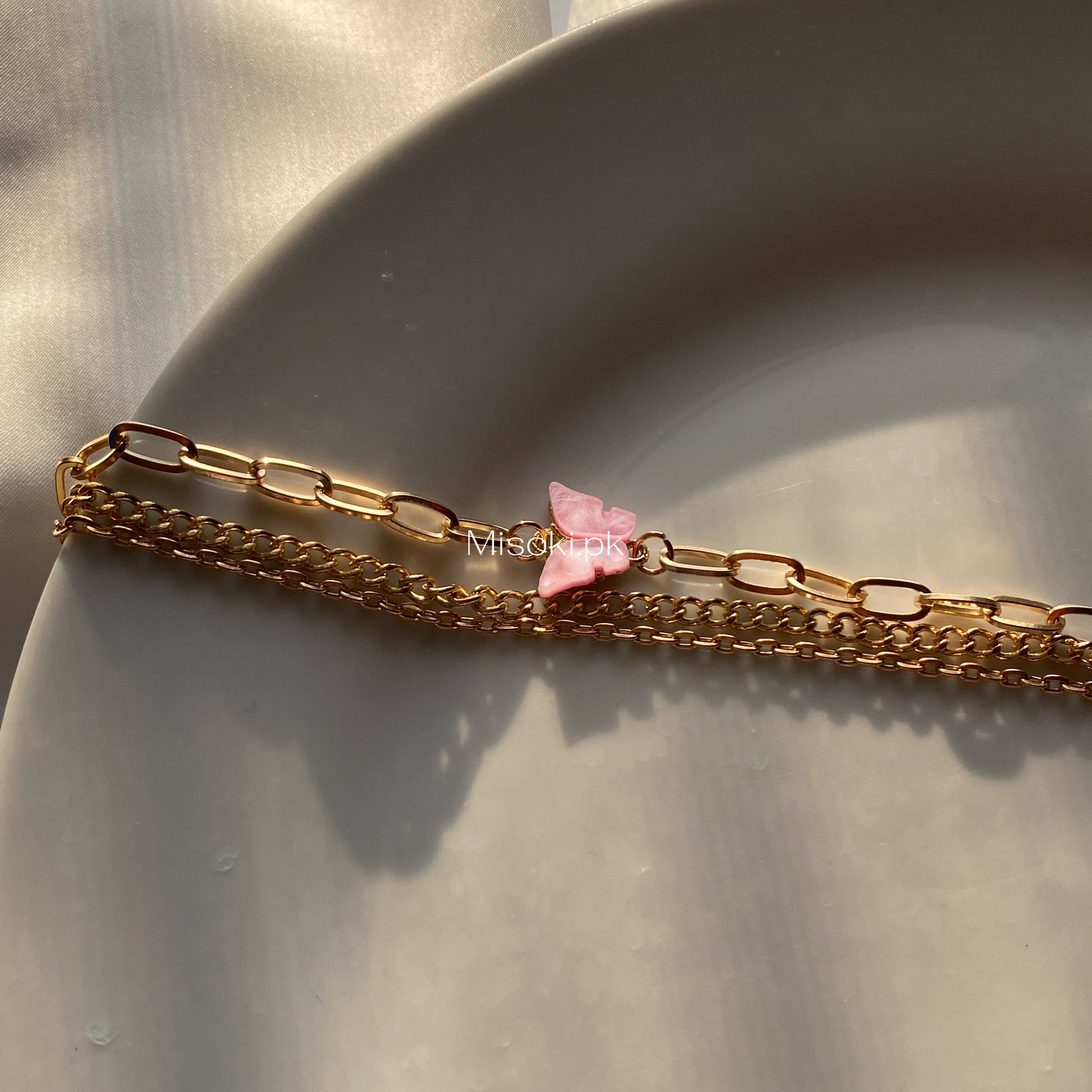 Triple layered butterfly bracelet – Misoki