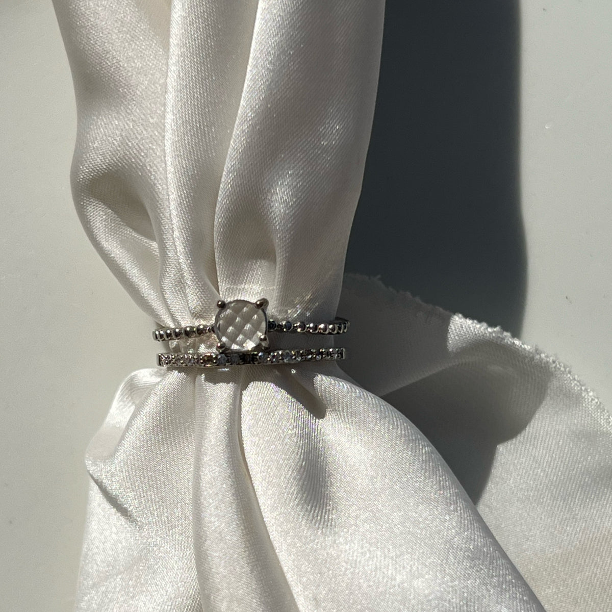 Sterling diamond ring – Misoki