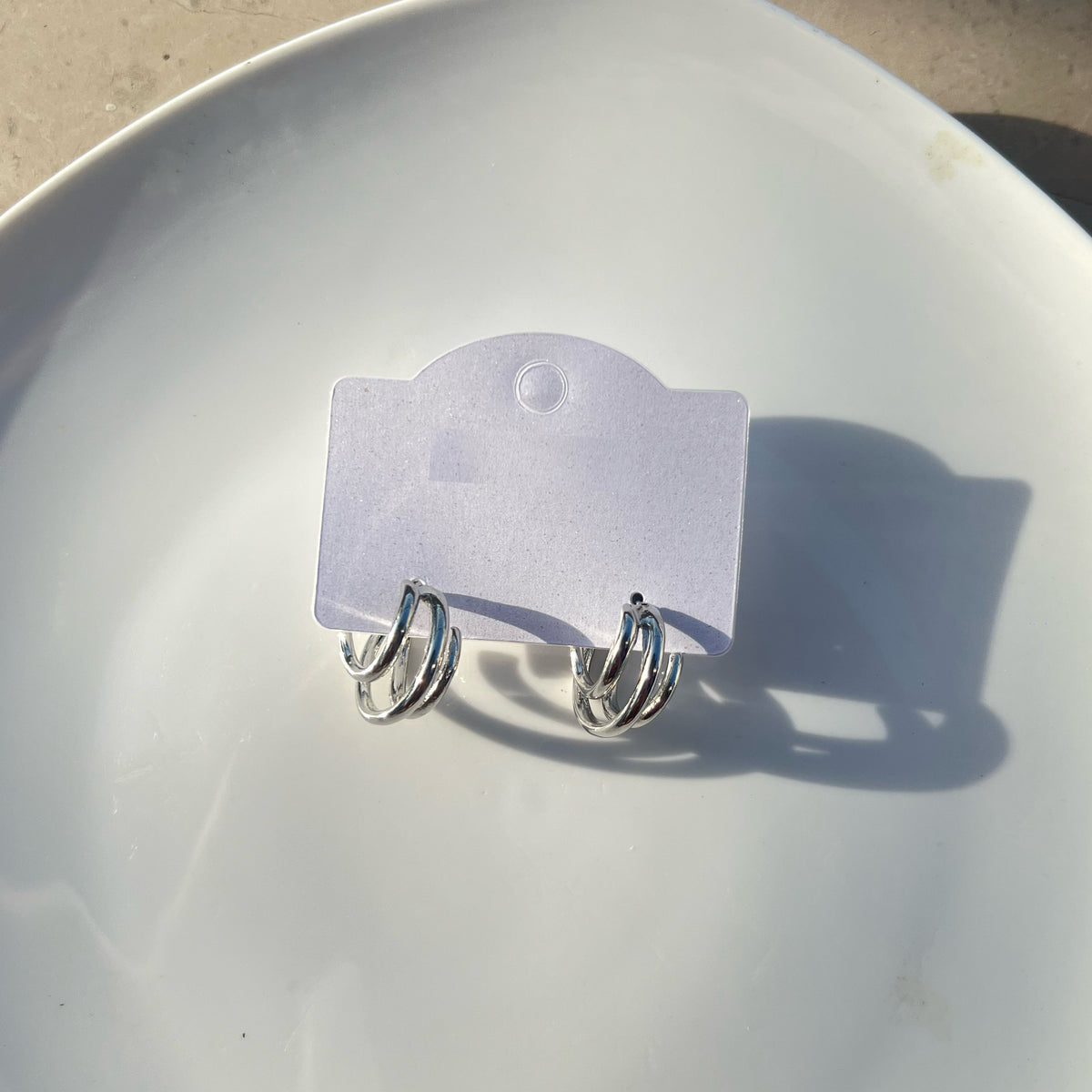 Silver girly hoops – Misoki