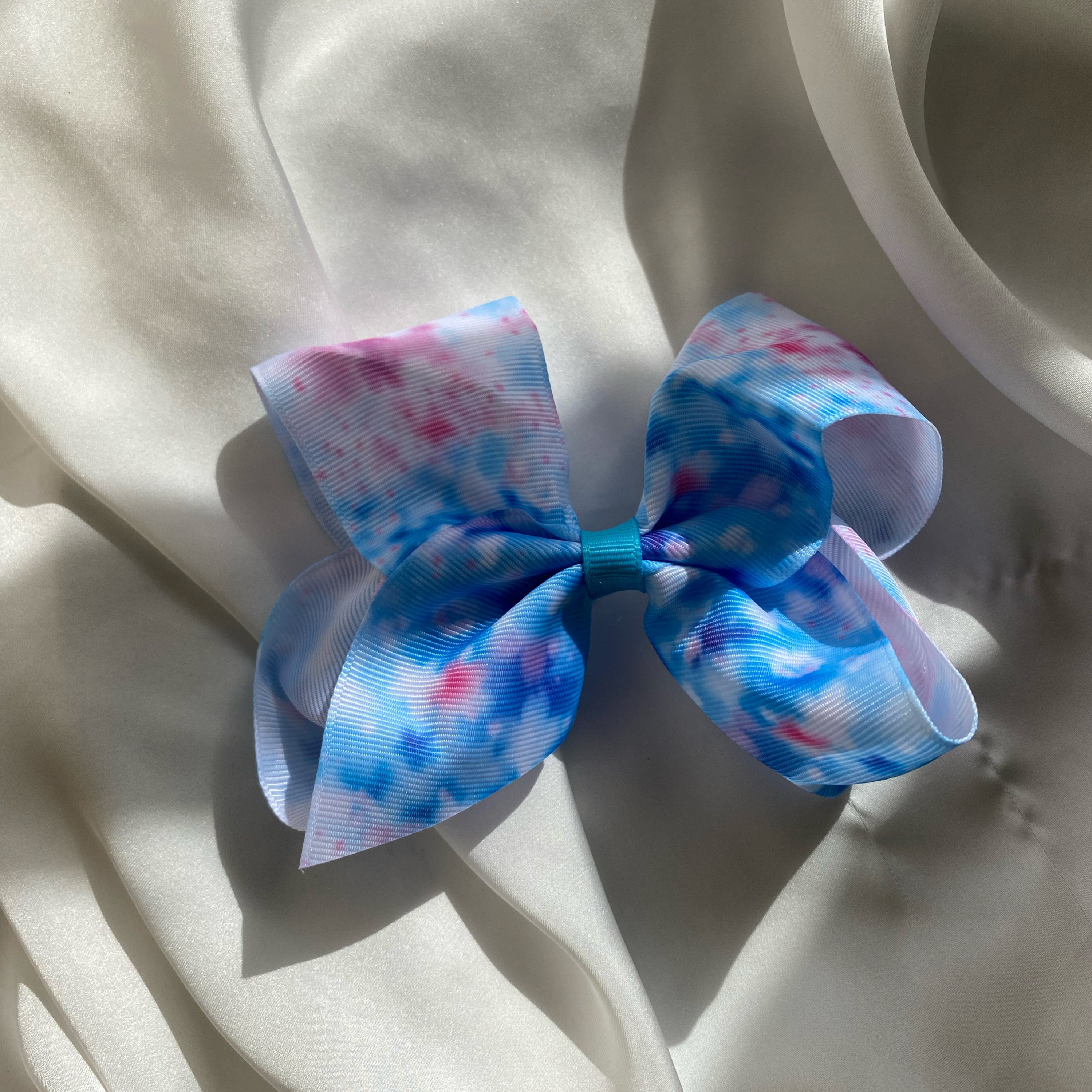 Sea dew blue bow clip – Misoki