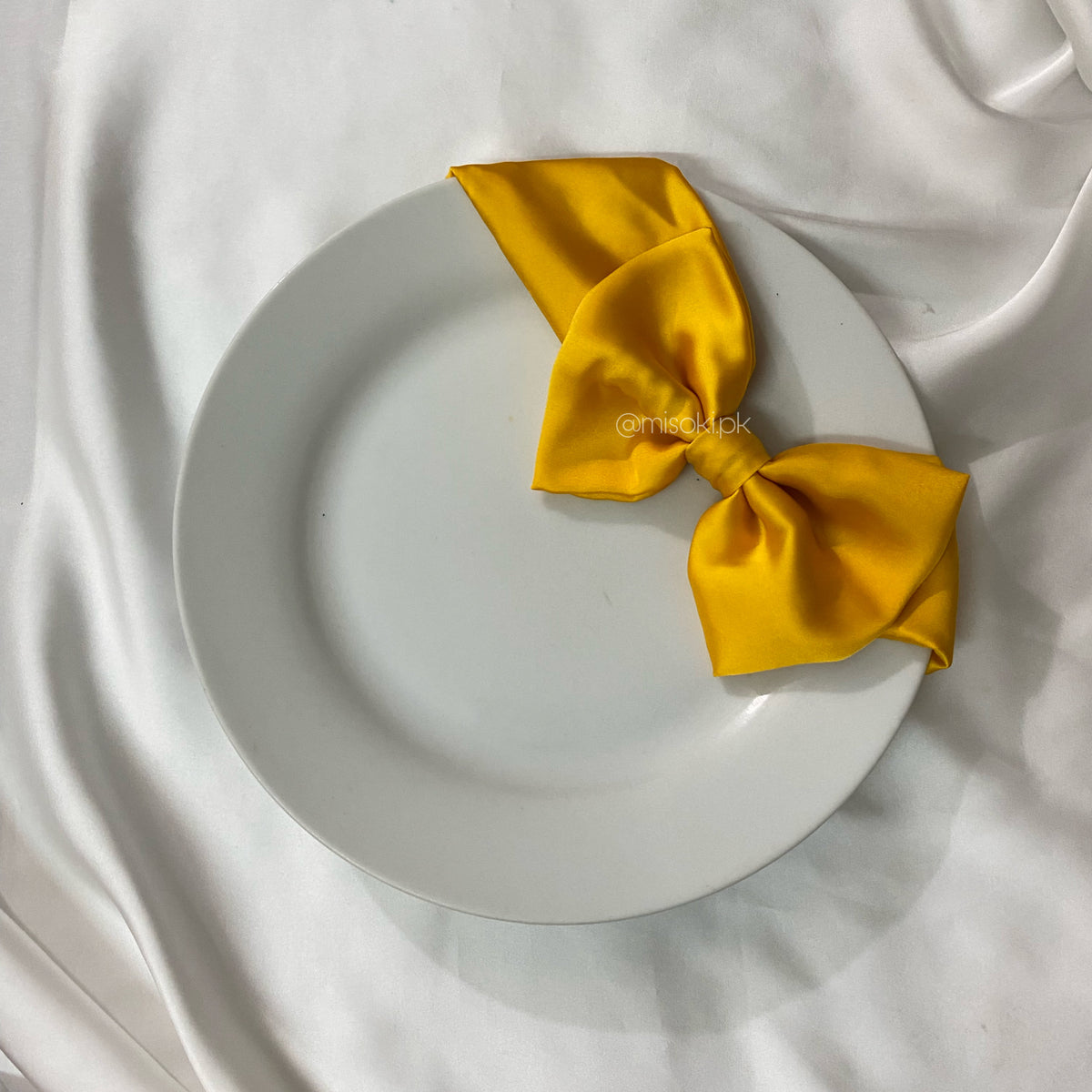 Yellow bow headband – Misoki