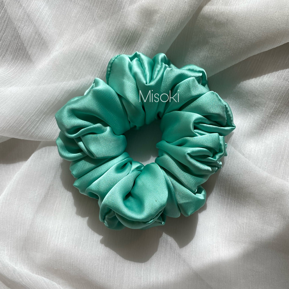 Sea green - scrunchie – Misoki