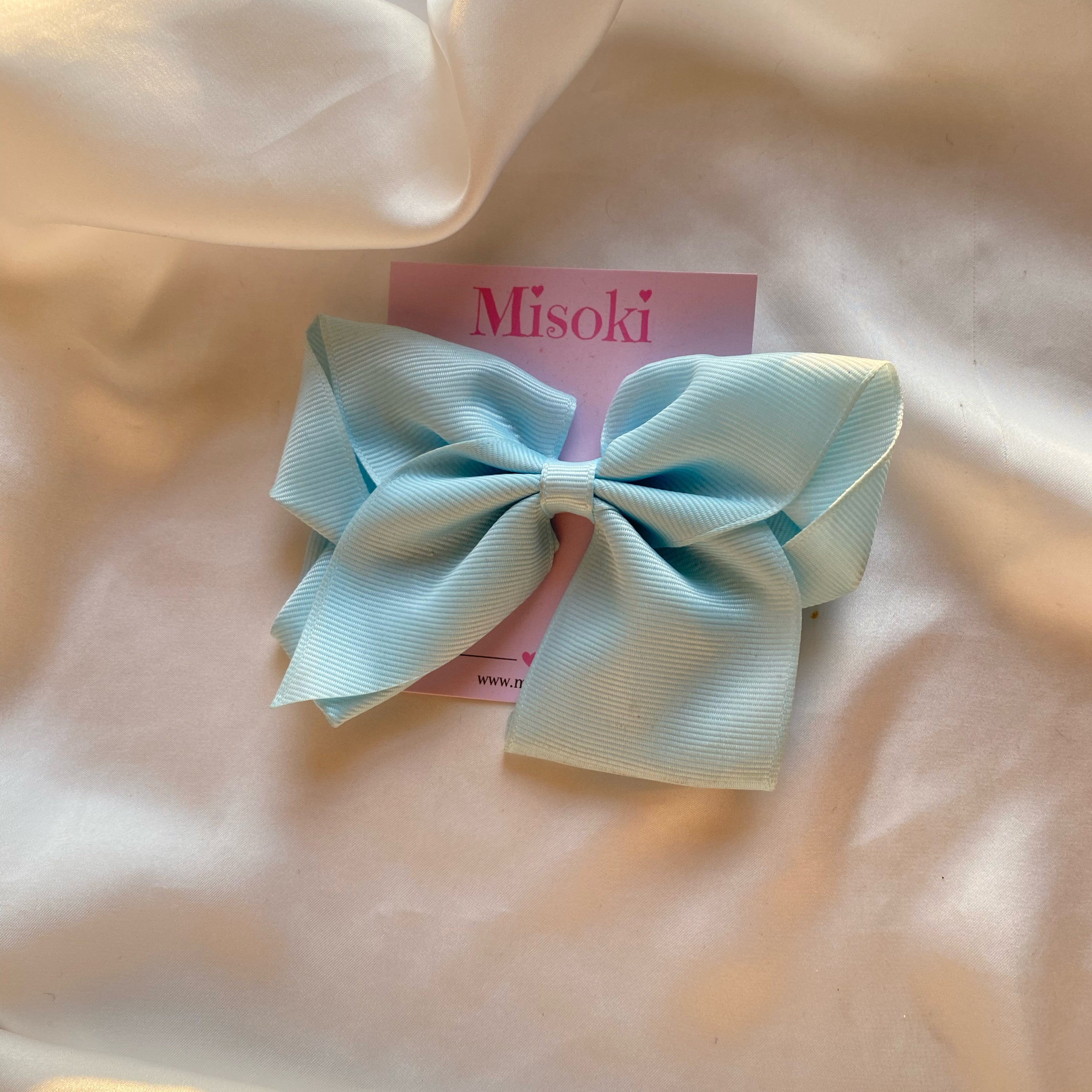 Baby cloud bow clip – Misoki